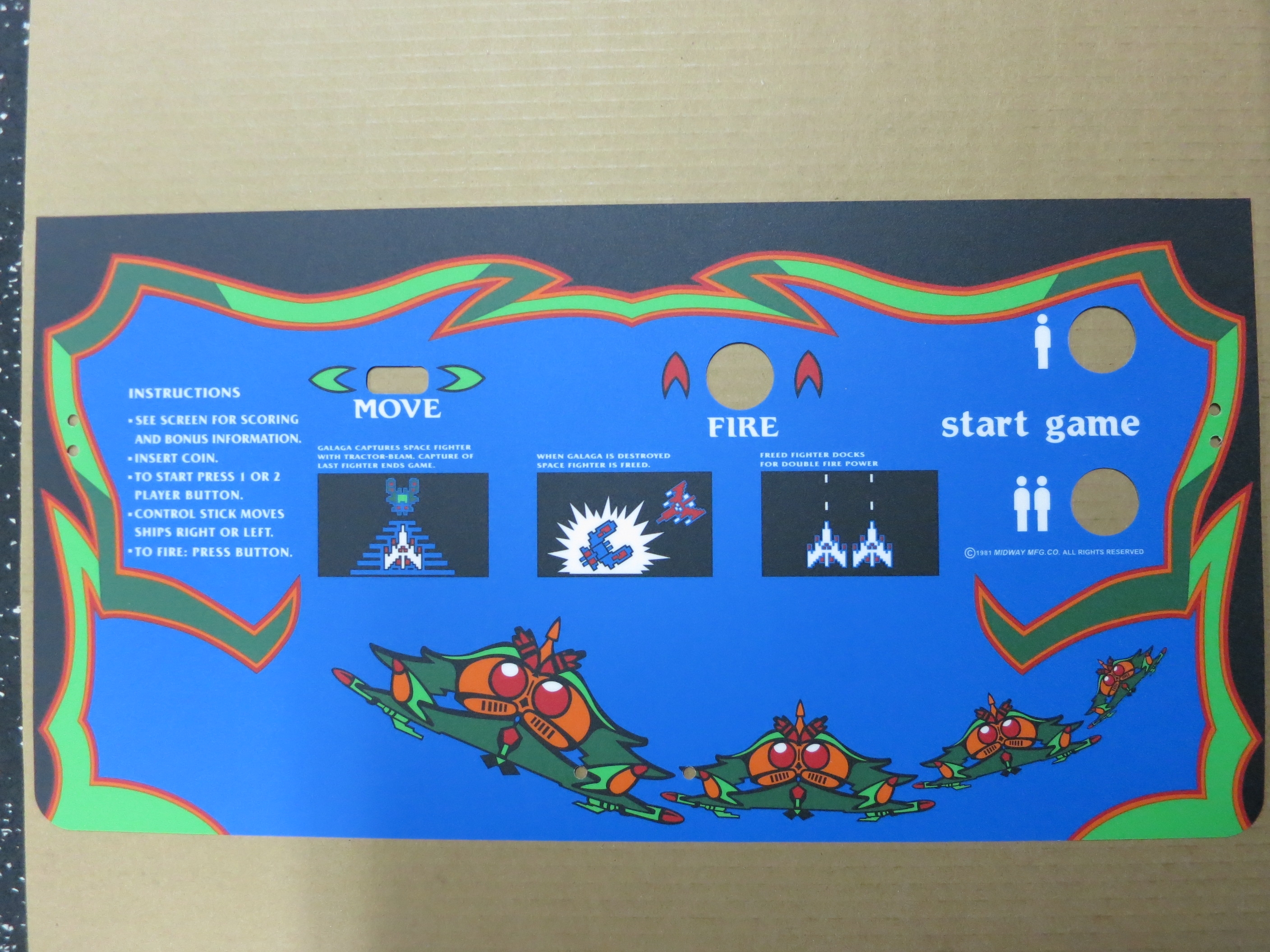 Attn Tighe: Galaga Control Panel Touch Up | Museum of the Game ...